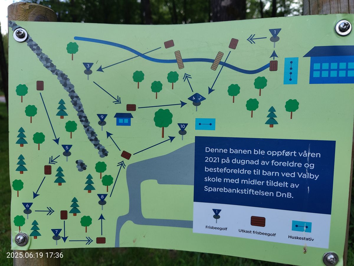 Valby - Larvik, Norway | UDisc Disc Golf Course Directory
