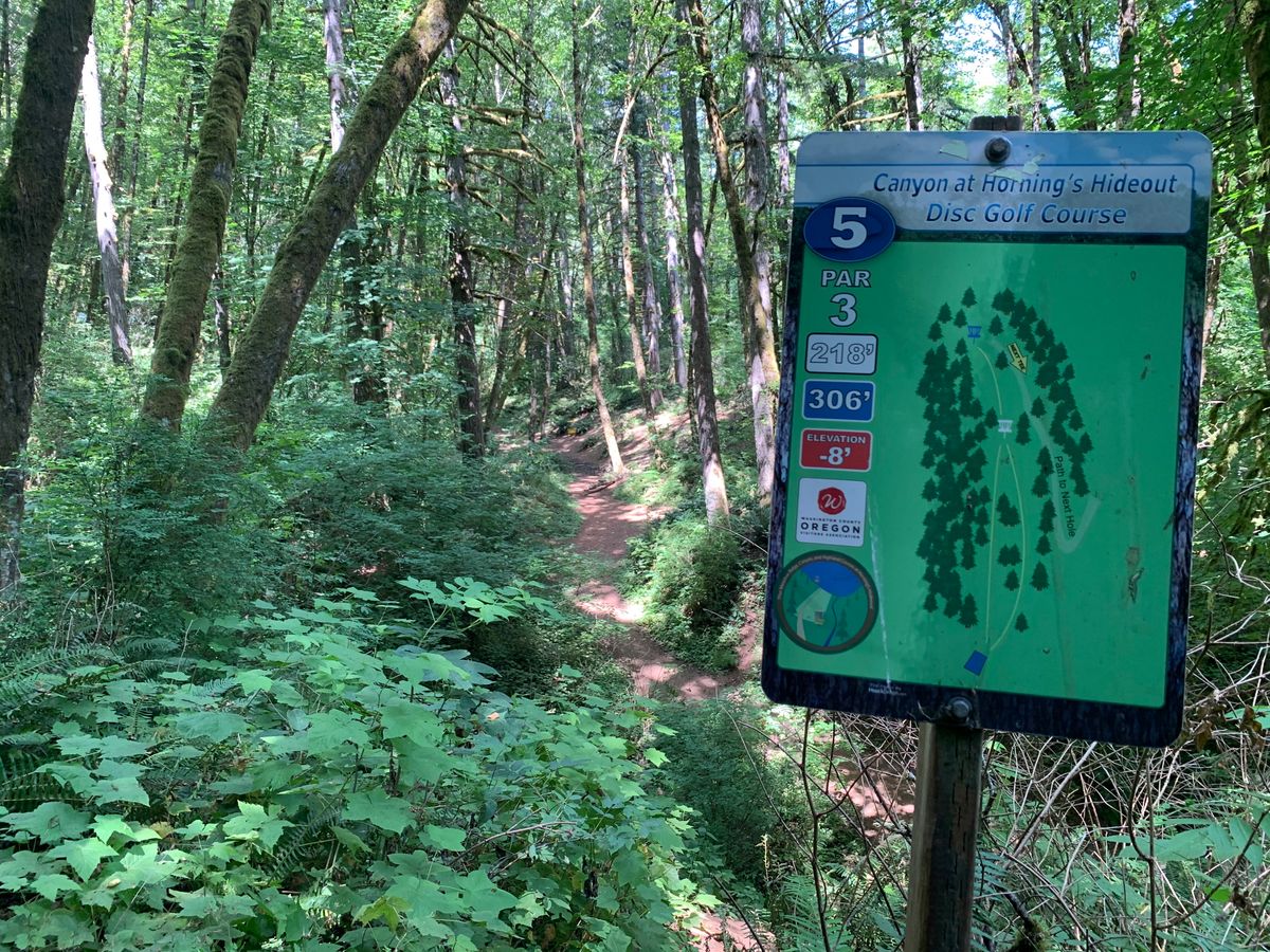 Hornings Hideout - Canyon Course - North Plains, OR | UDisc Disc Golf ...