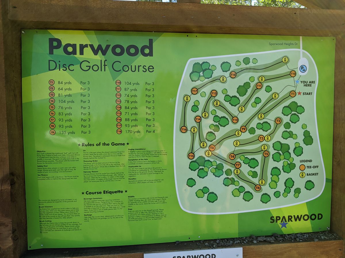 Parwood - Sparwood, BC, Canada | UDisc Disc Golf Course Directory