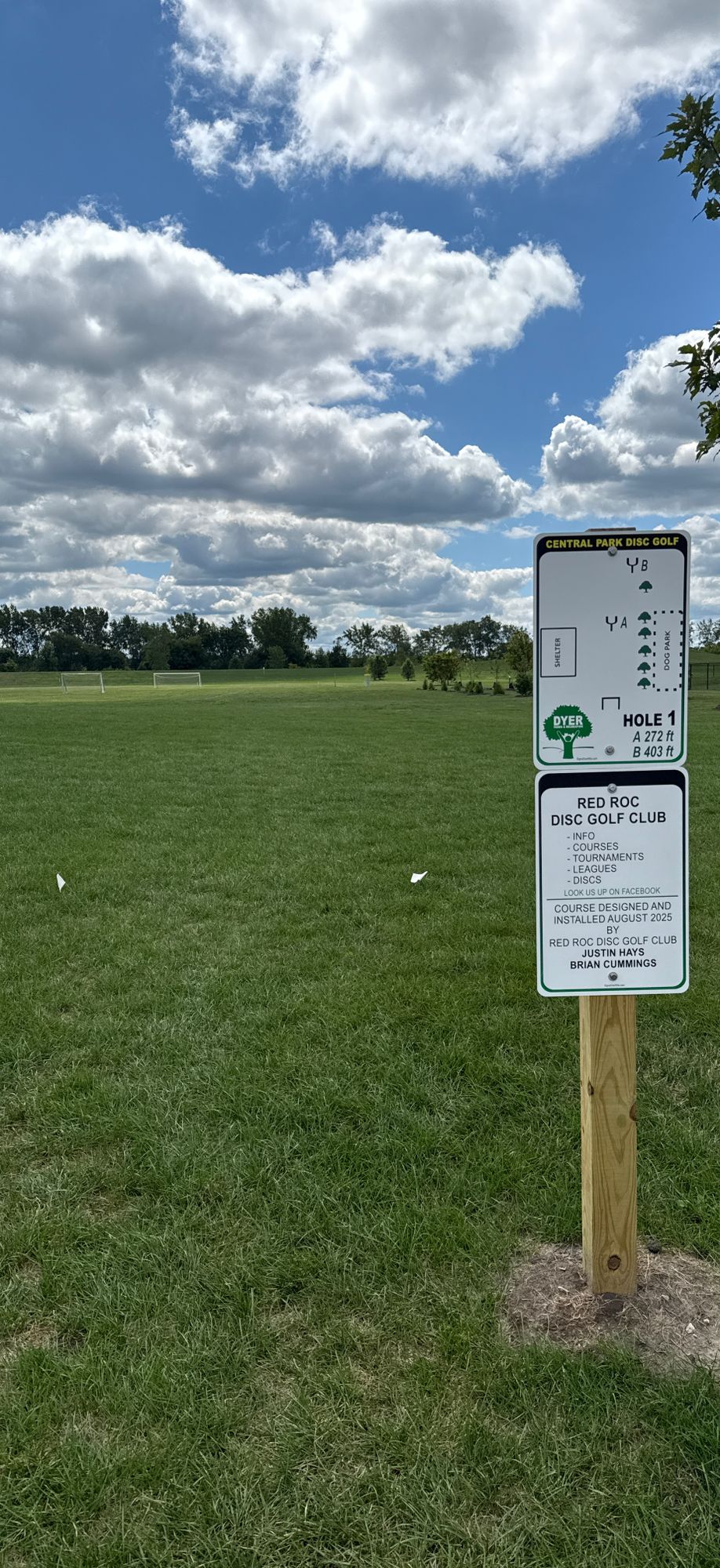Central Park Disc Golf Course - Dyer, Indiana | UDisc Disc Golf Course ...