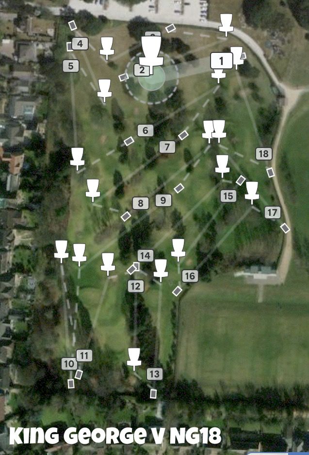 KING GEORGE V NG18 - Mansfield, United Kingdom | UDisc Disc Golf Course ...