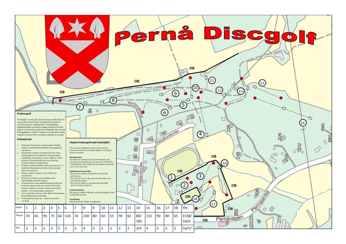 Pernå Discgolf - Finland | UDisc Disc Golf Course Directory
