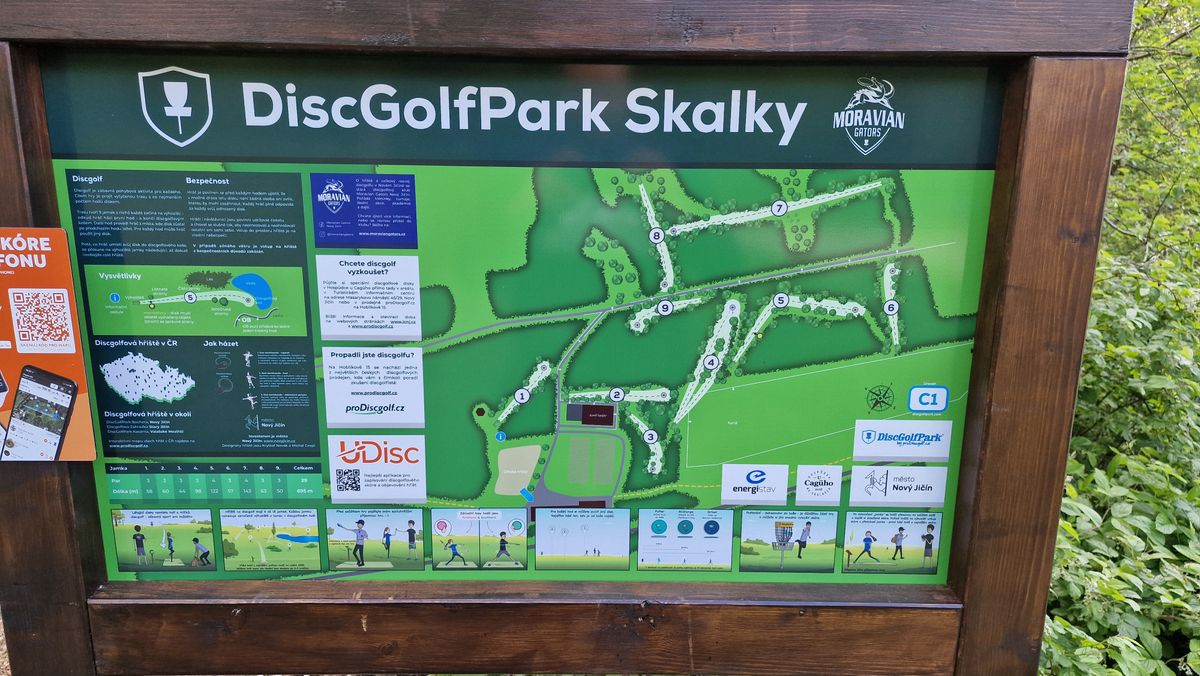 DiscGolfPark Skalky - Nový Jičín 1, Czechia | UDisc Disc Golf Course ...