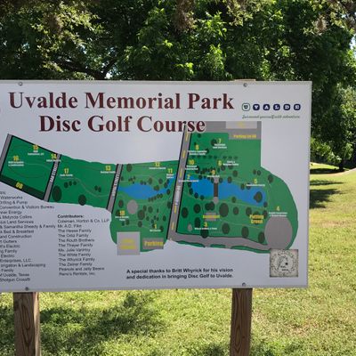 Uvalde Memorial Park - Uvalde, TX | UDisc Disc Golf Course Directory