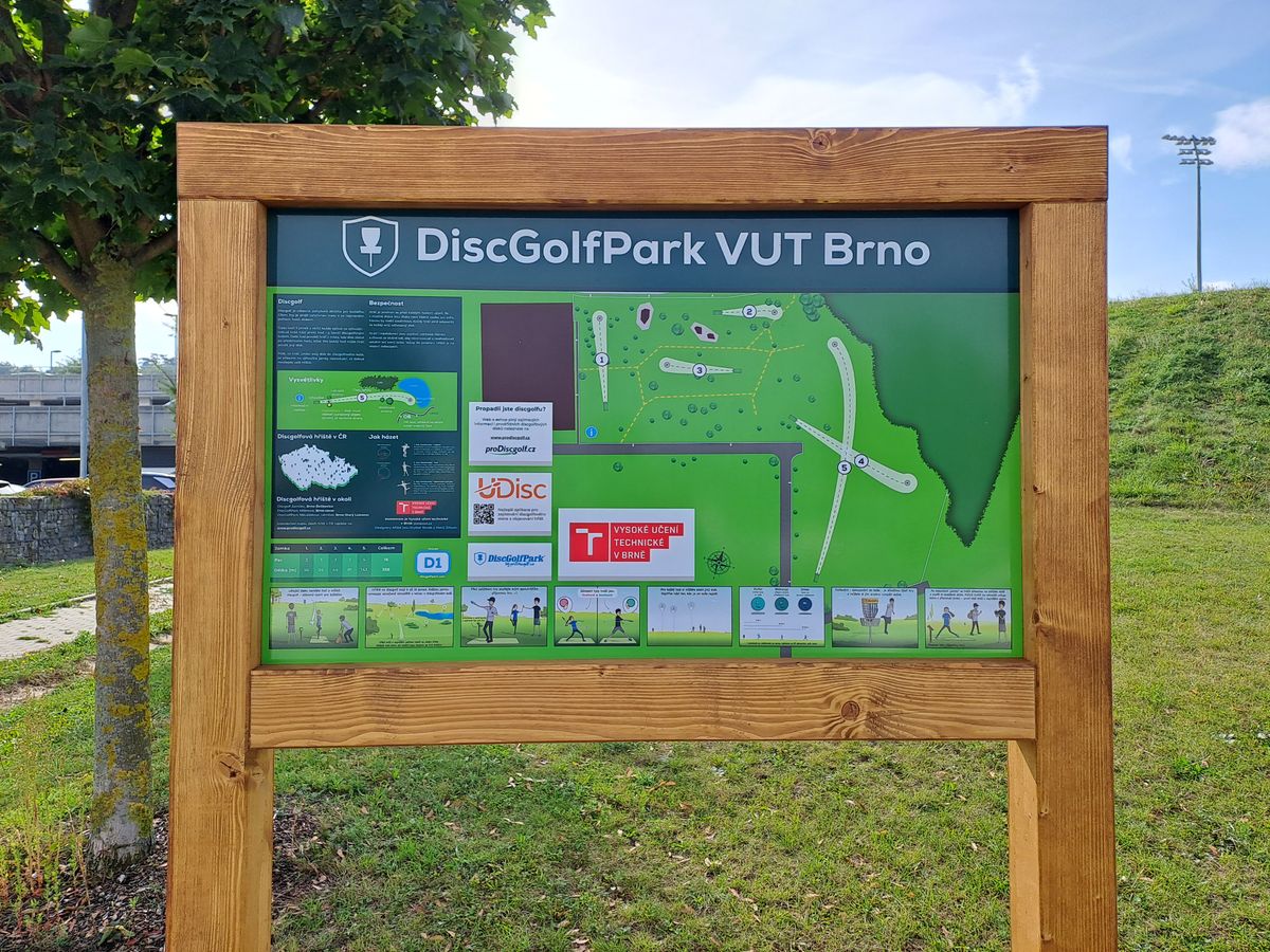 DiscGolfPark VUT Brno - Brno, Czechia | UDisc Disc Golf Course Directory