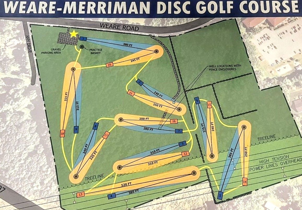 Weare-Merriman Park Disc Golf Course - Seabrook, New Hampshire | UDisc ...