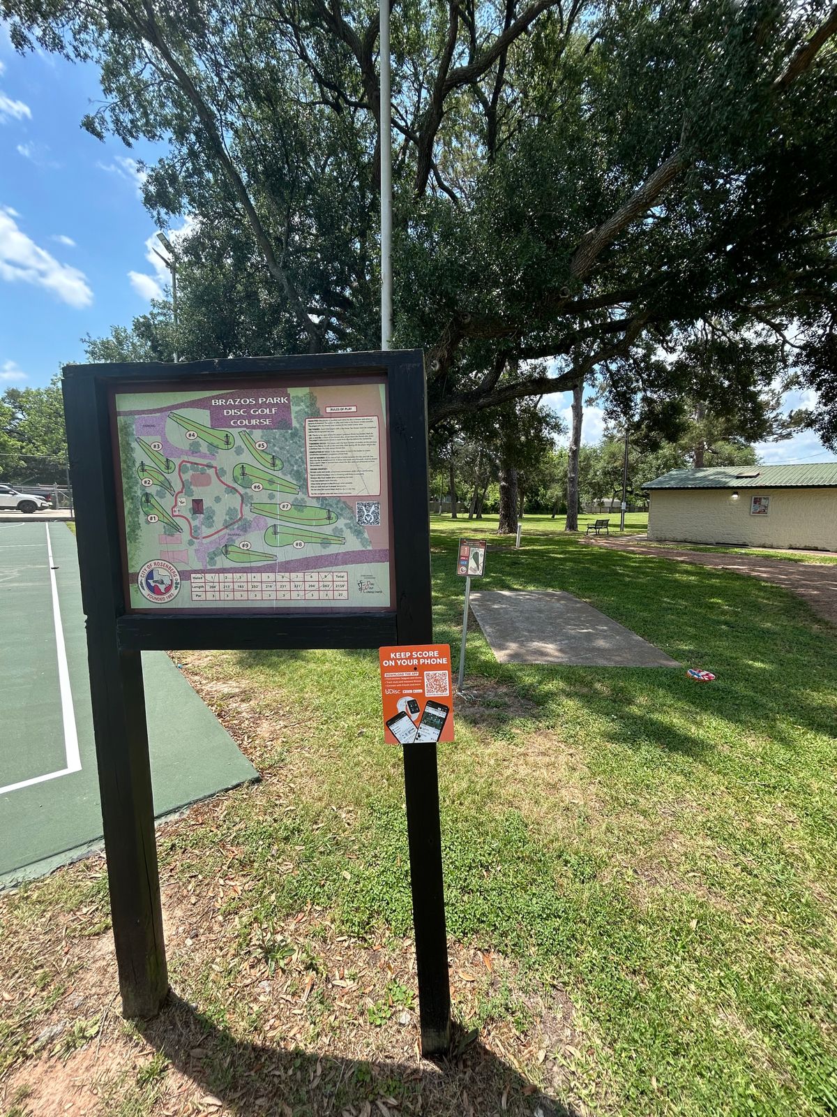 Brazos Park DGC (ROSENBERG) - Rosenberg, Texas | UDisc Disc Golf Course ...