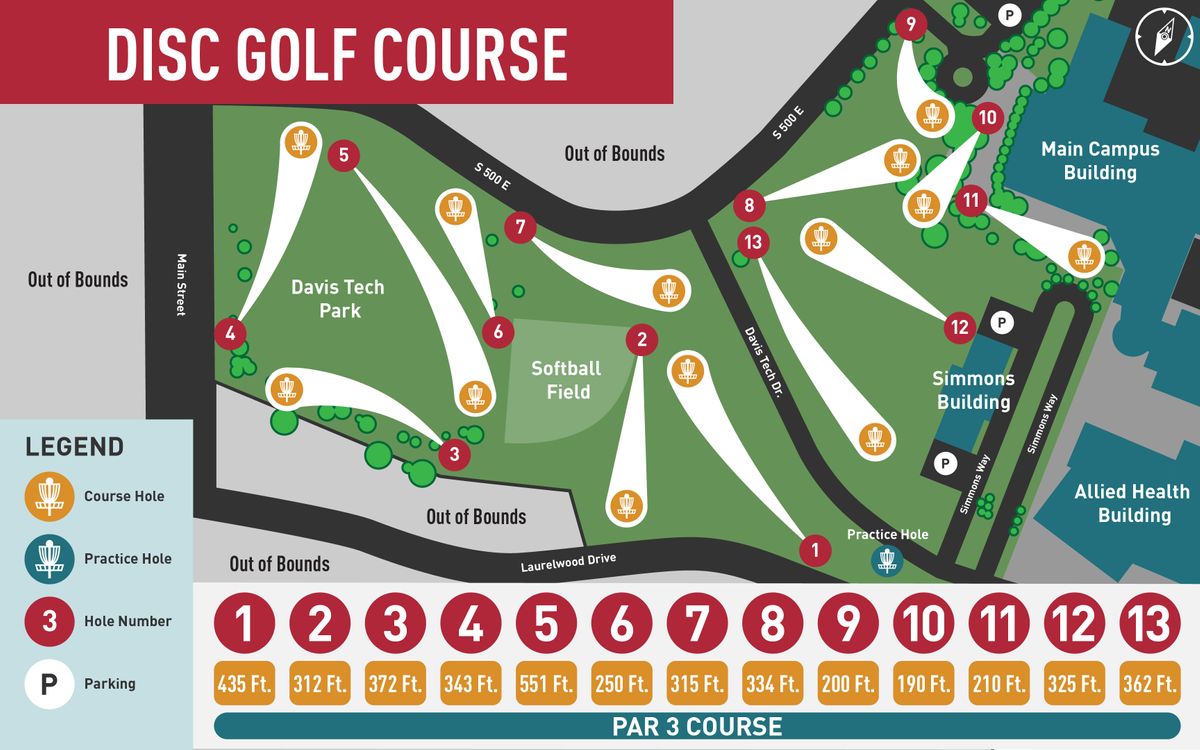 Davis Technical College - Kaysville, Utah | UDisc Disc Golf Course ...