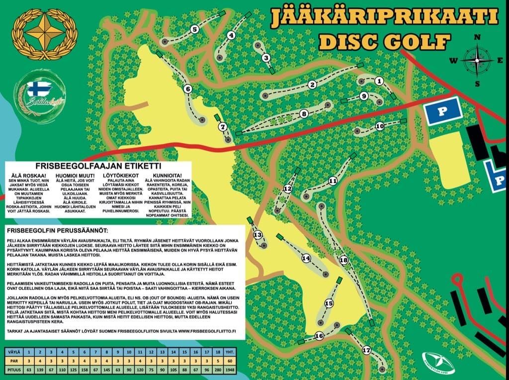 Jääkäriprikaati Disc Golf - Sodankylä, Finland | UDisc Disc Golf Course ...
