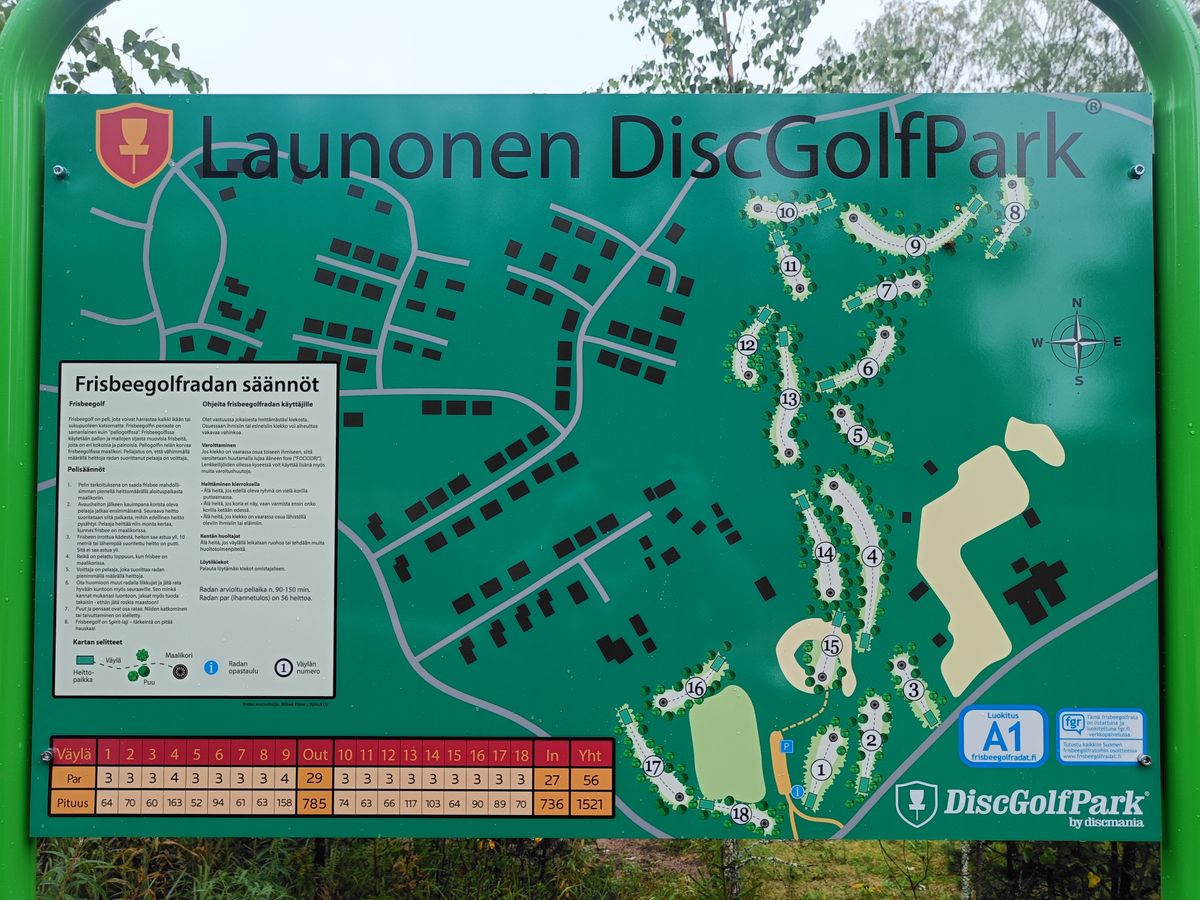 Launonen DiscGolfPark 2023 - Finland | UDisc Disc Golf Course Directory