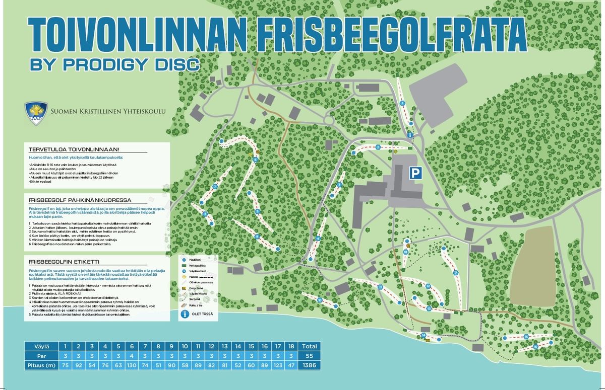 Toivonlinna - Toivonlinna, Finland | UDisc Disc Golf Course Directory