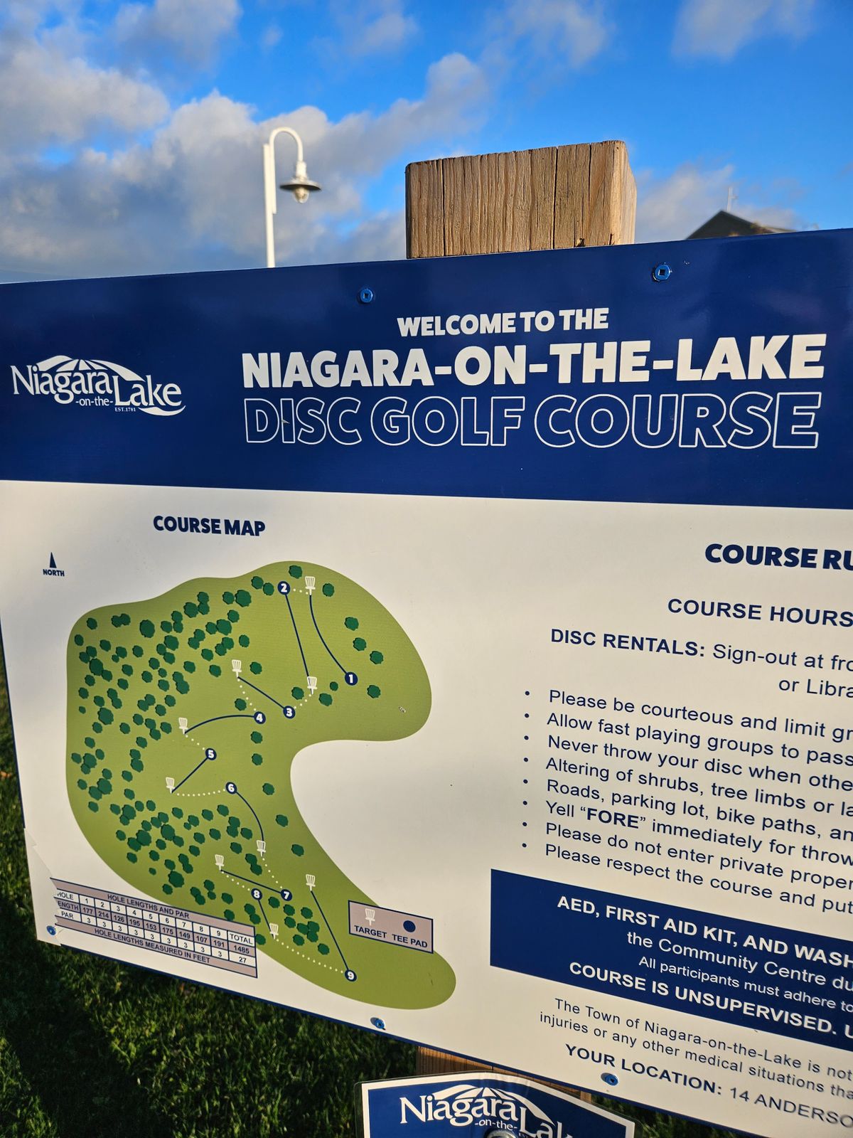 NOTL Rotary Aceplace - Niagara-on-the-Lake, ON, Canada | UDisc Disc ...