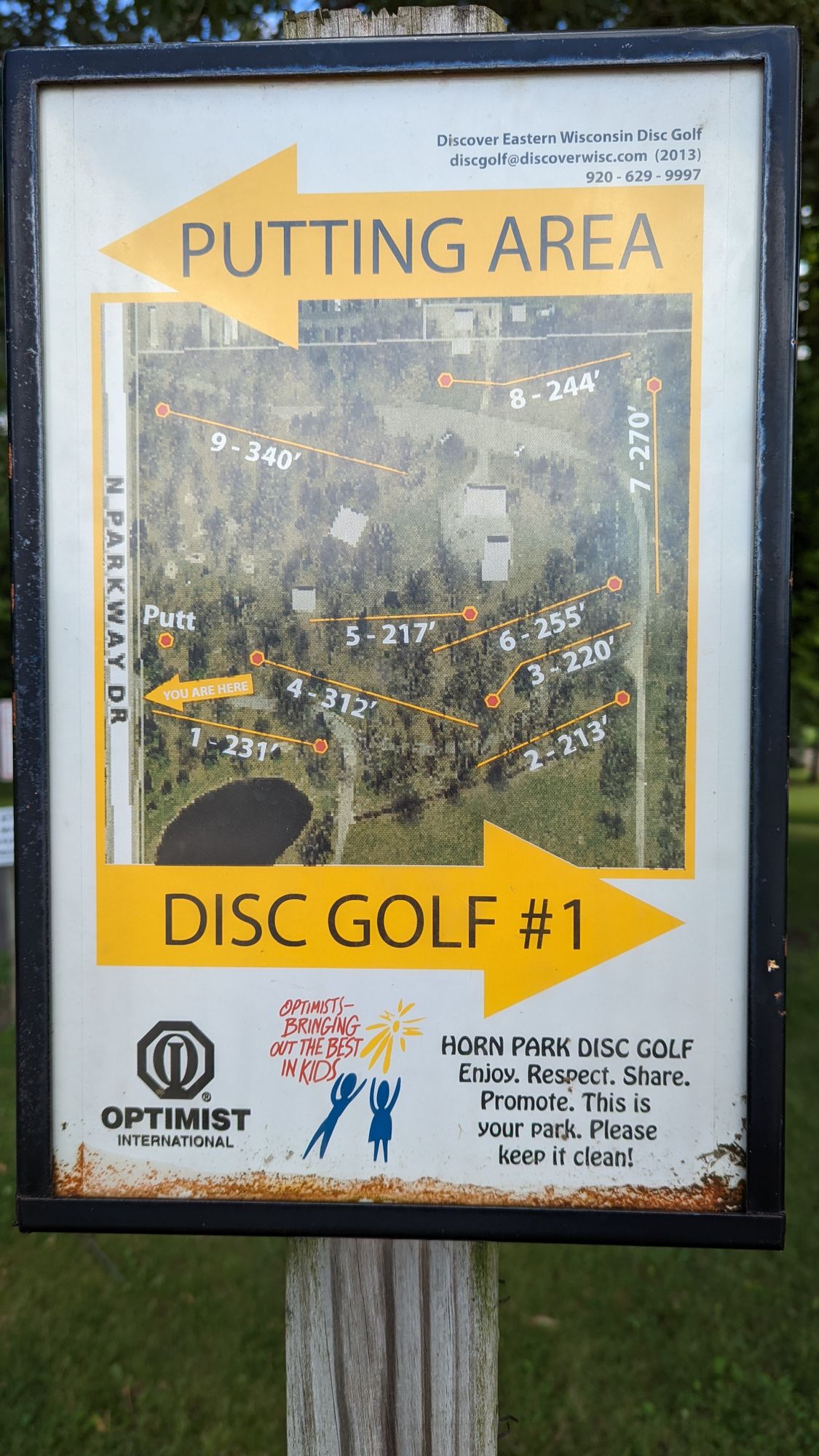Horn Park - Brillion, Wisconsin | UDisc Disc Golf Course Directory