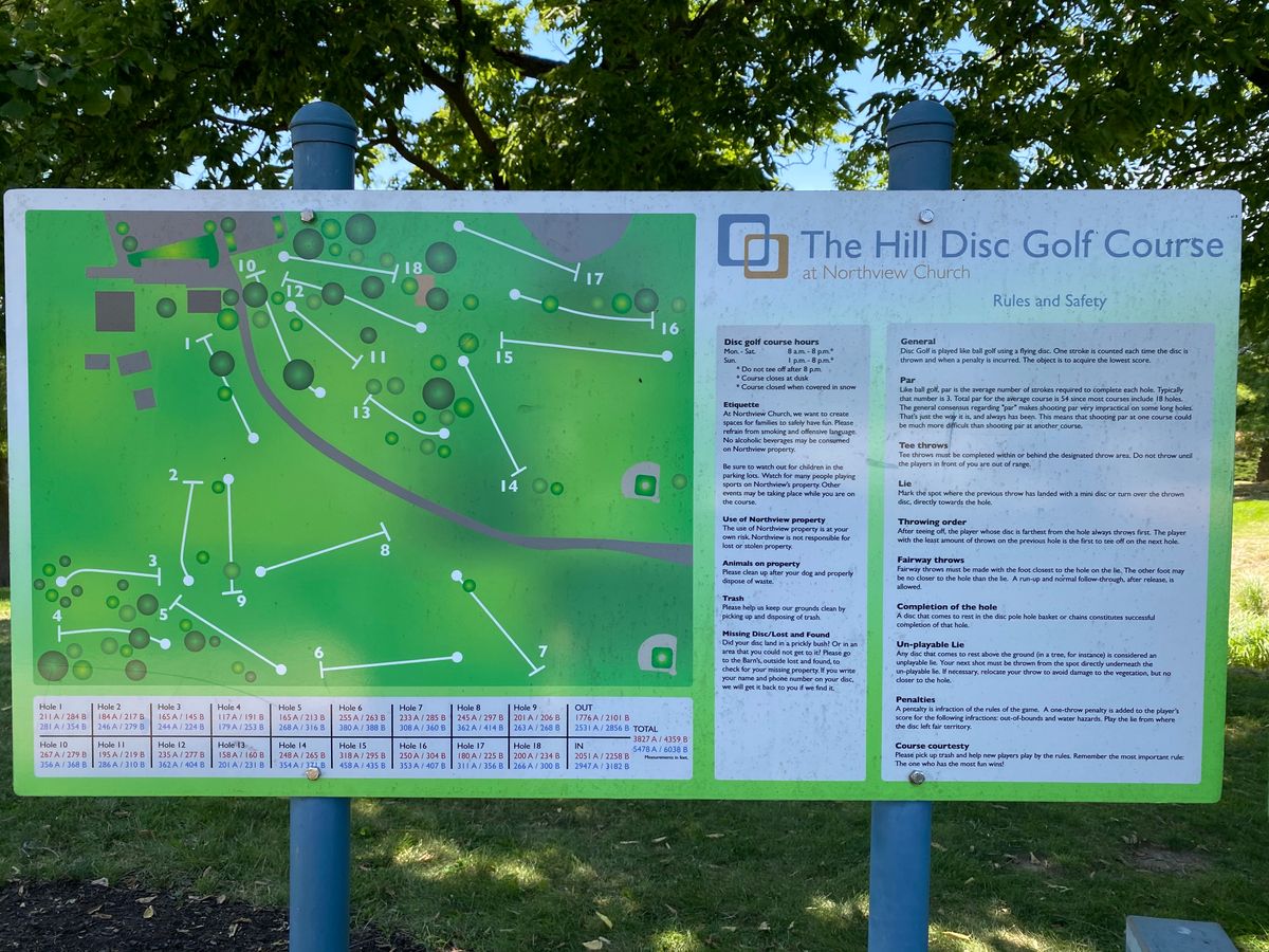The Hill DGC At Northview Church - Carmel, Indiana | UDisc Disc Golf ...