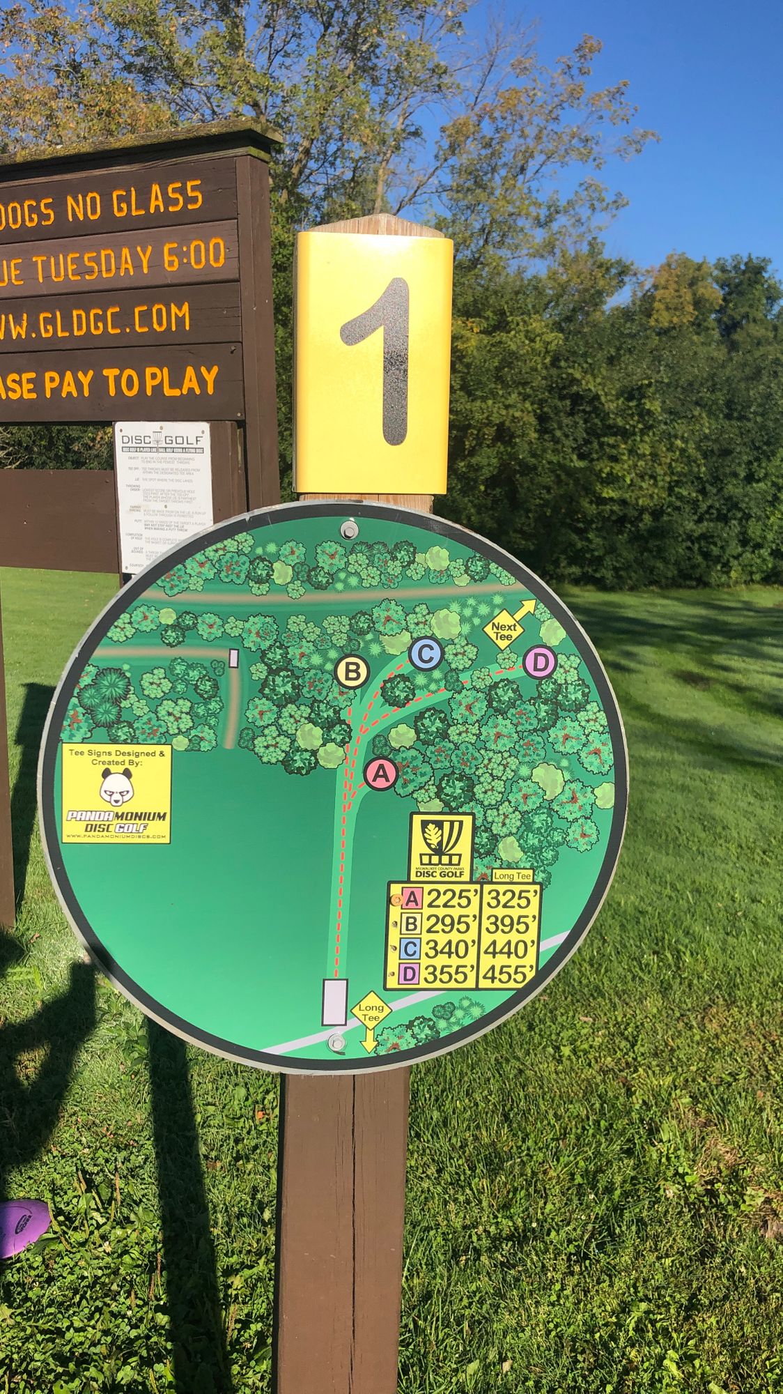 Advice for making hole maps/signs? : r/discgolf