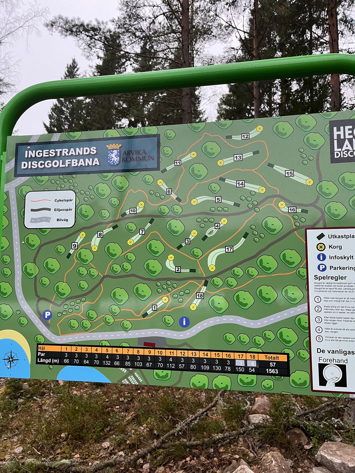 Ingestrands Discgolfbana - Arvika, Sweden | UDisc Disc Golf Course ...