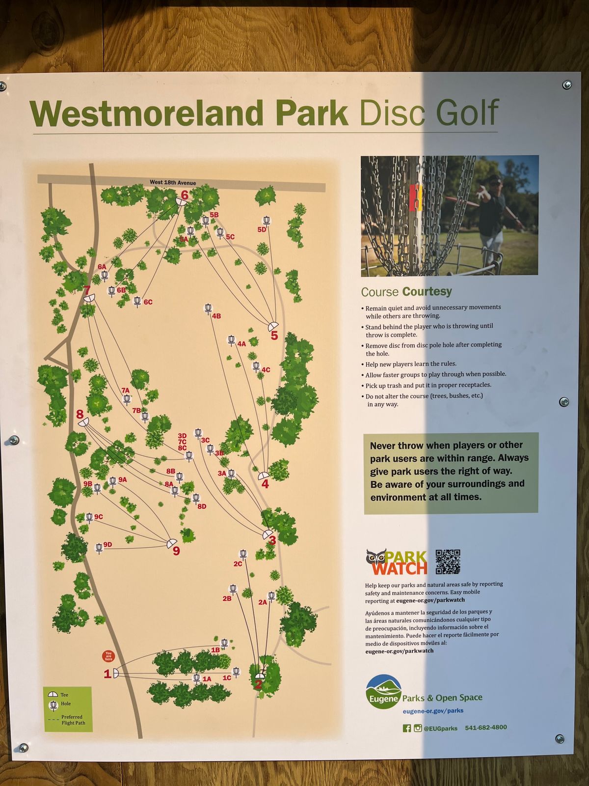 Westmoreland - Eugene, Oregon | UDisc Disc Golf Course Directory