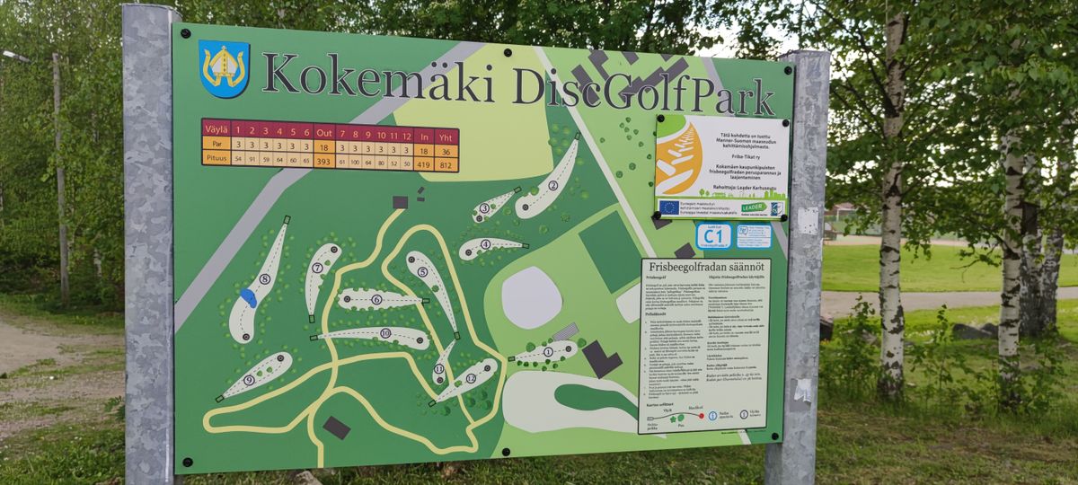Kokemäki DiscGolfPark - Finland | UDisc Disc Golf Course Directory