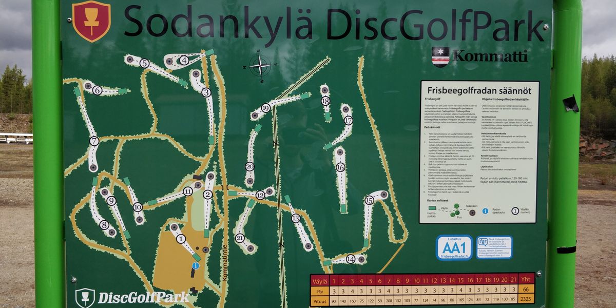 Kommatti DiscGolfPark - Finland | UDisc Disc Golf Course Directory