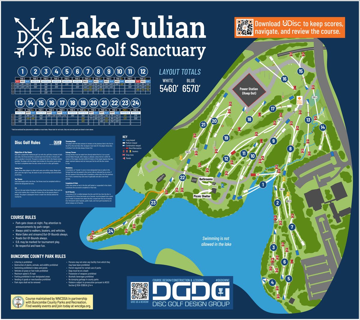 Lake Julian - Arden, NC | UDisc Disc Golf Course Directory
