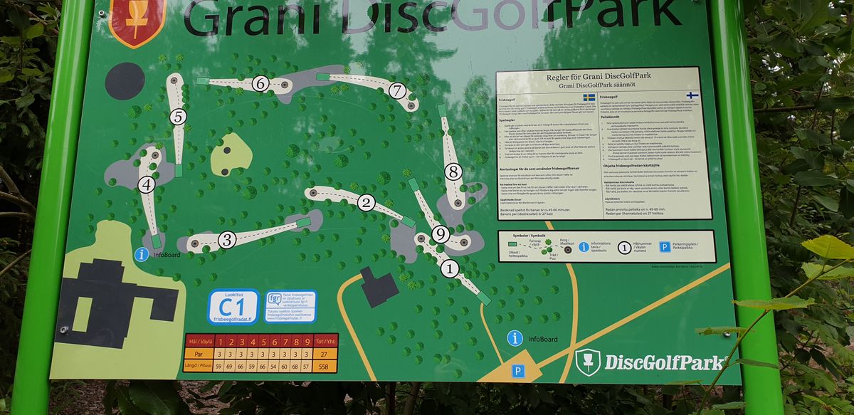 Grani DiscGolfPark - Kauniainen, Finland | UDisc Disc Golf Course Directory