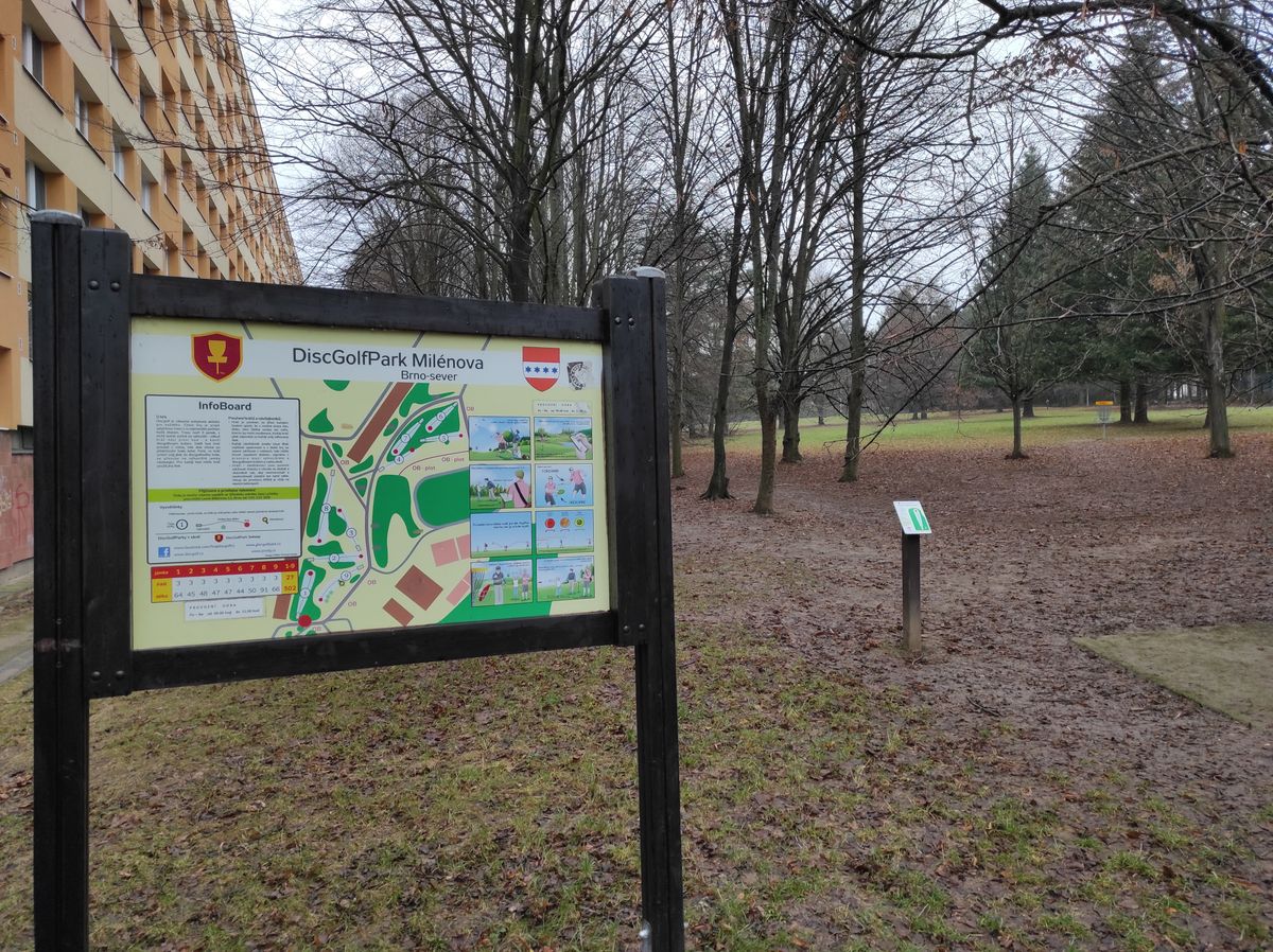 DiscGolfPark Milénova - Brno, Czechia | UDisc Disc Golf Course Directory