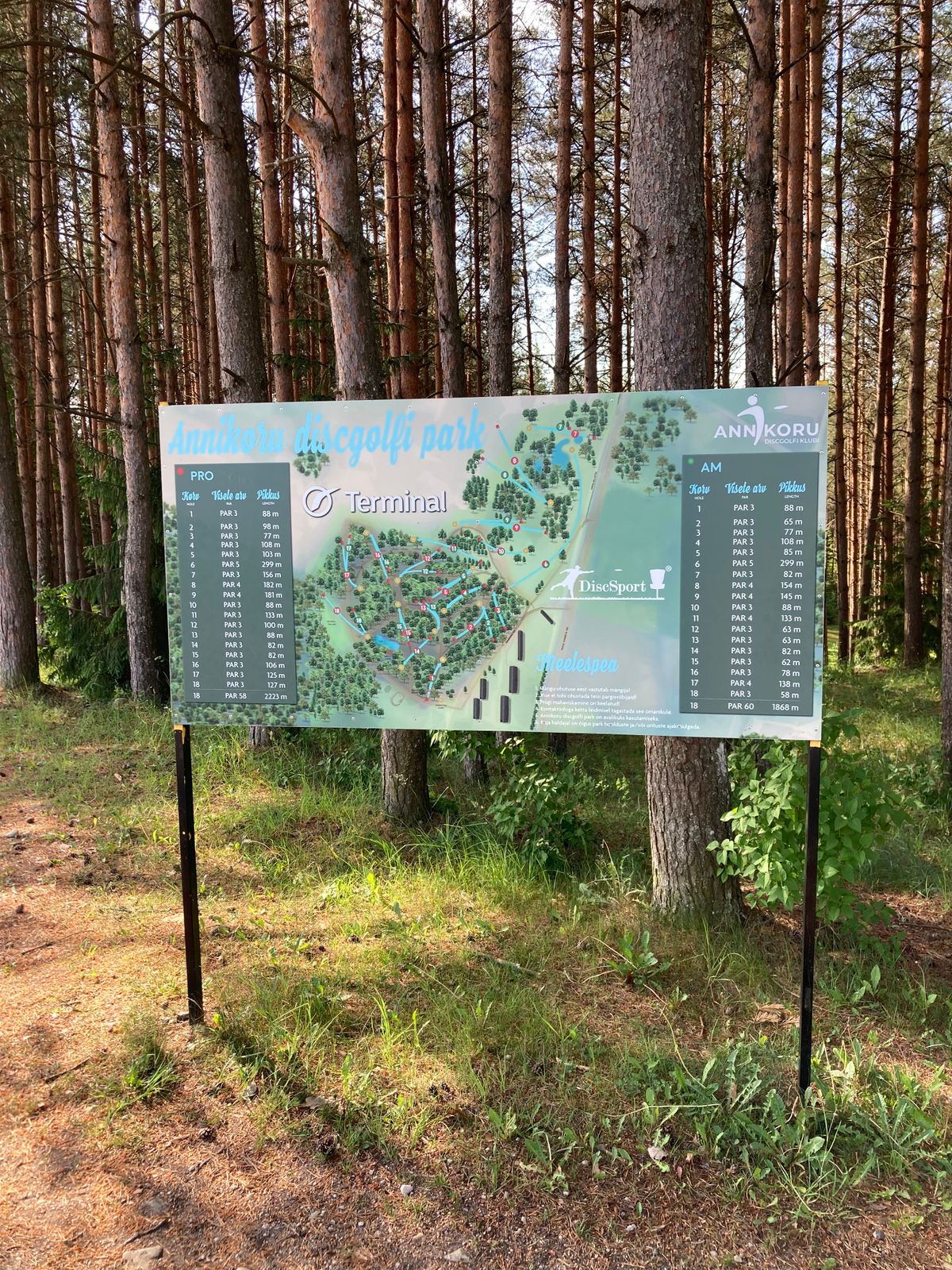 Terminal Oil Annikoru discgolfipark - Annikoru, Estonia | UDisc Disc ...