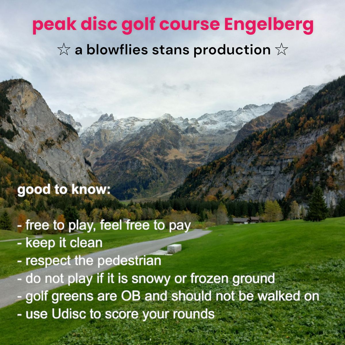 peak disc golf course Engelberg - Engelberg, Switzerland | UDisc Disc ...
