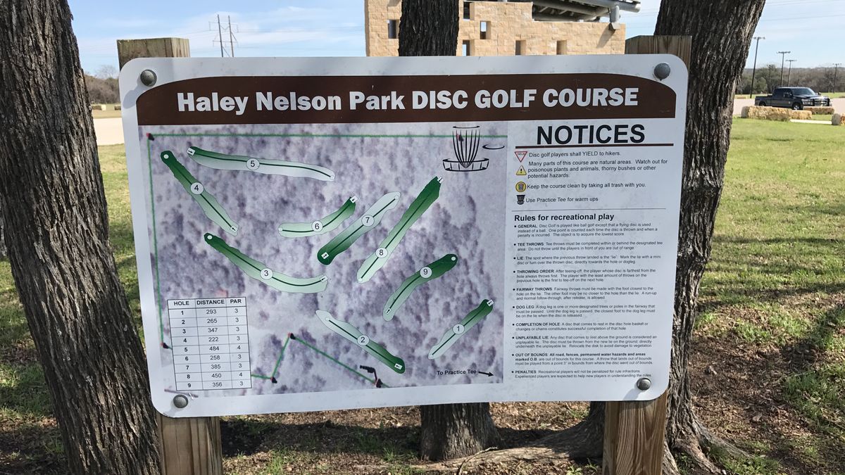 Haley Nelson Park - Burnet, TX | UDisc Disc Golf Course Directory
