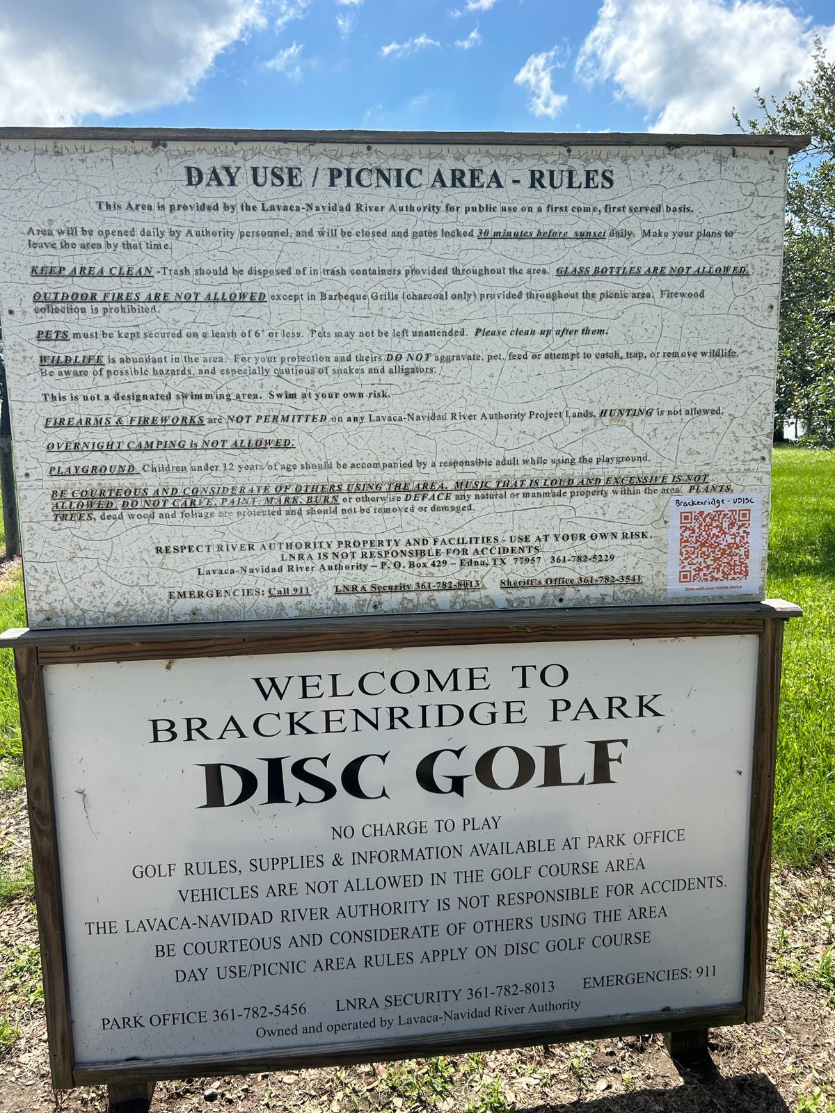 Brackenridge Plantation DGC - Edna, Texas | UDisc Disc Golf Course ...