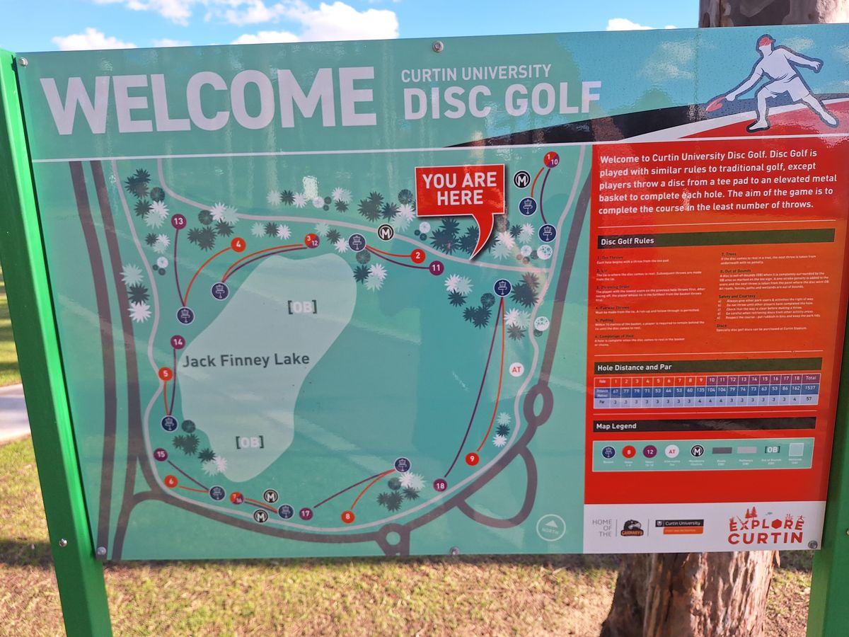 Curtin University Disc Golf Park - Bentley, Australia | UDisc Disc Golf ...