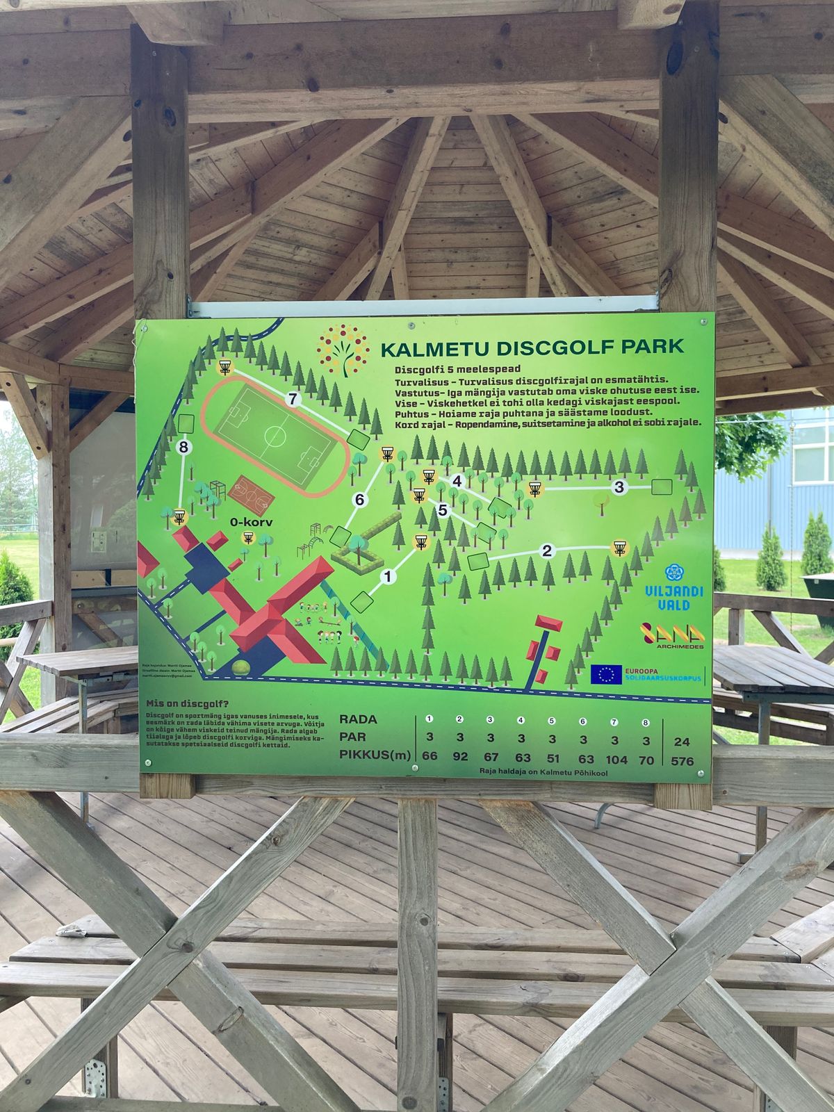 Kalmetu kooli discgolfipark - Tänassilma, Estonia | UDisc Disc Golf ...