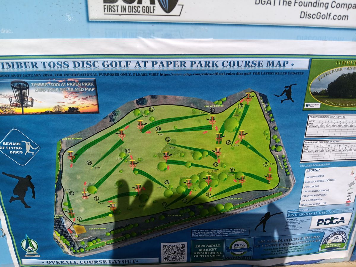 Paper Park / Timber Toss - Cantonment, Florida | UDisc Disc Golf Course ...