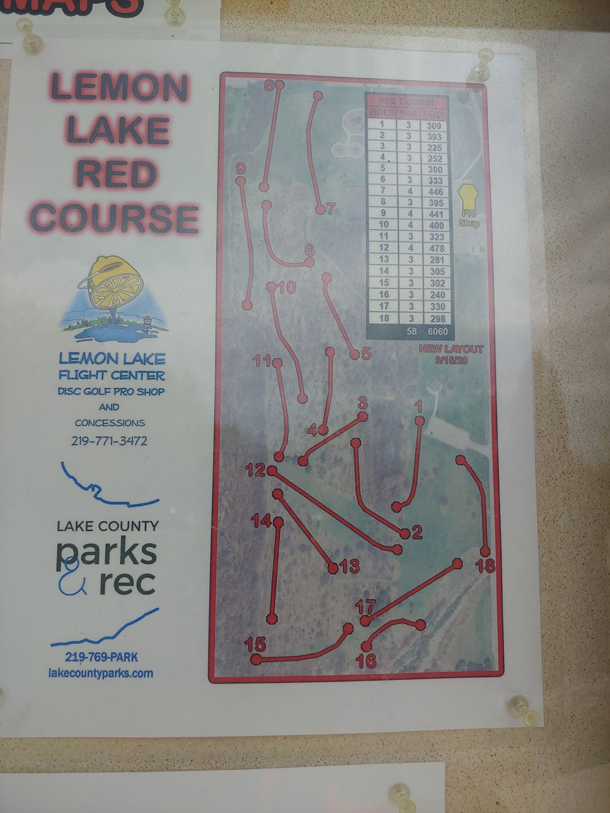 Lemon Lake County Park - Red - Crown Point, IN | UDisc Disc Golf Course ...