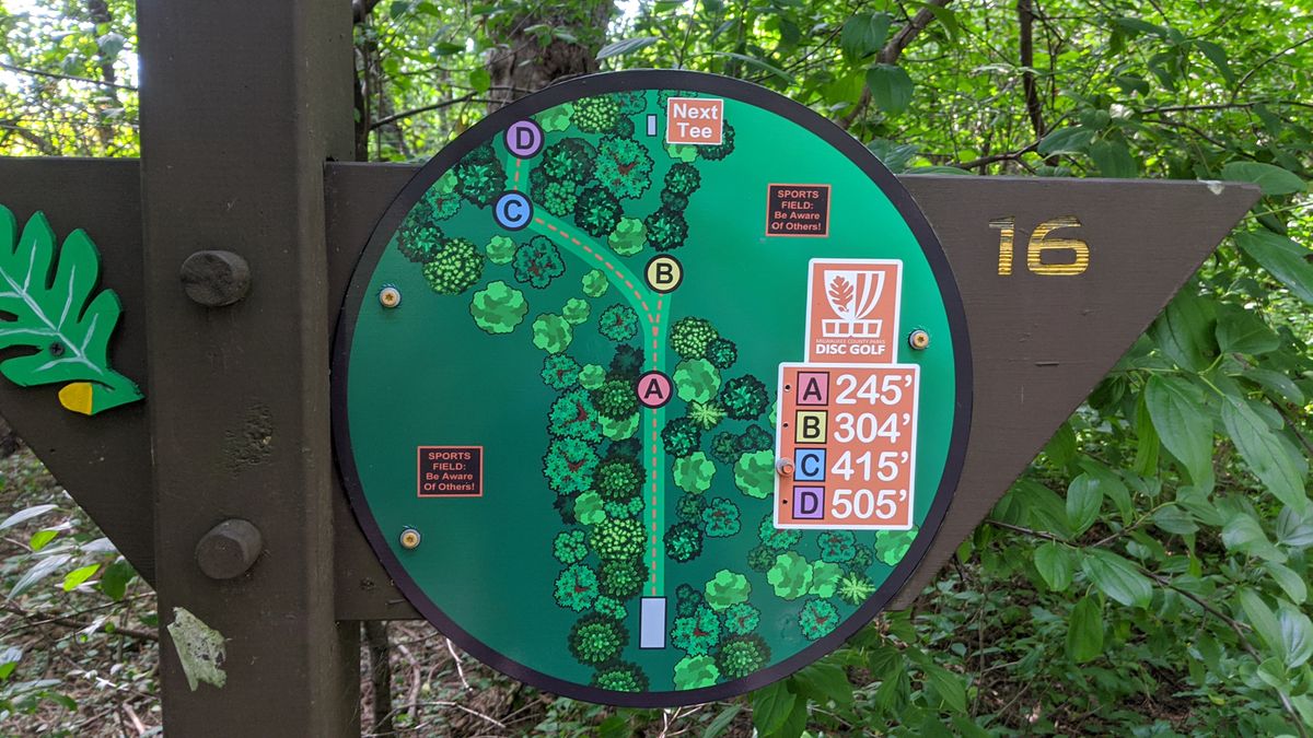 Advice for making hole maps/signs? : r/discgolf