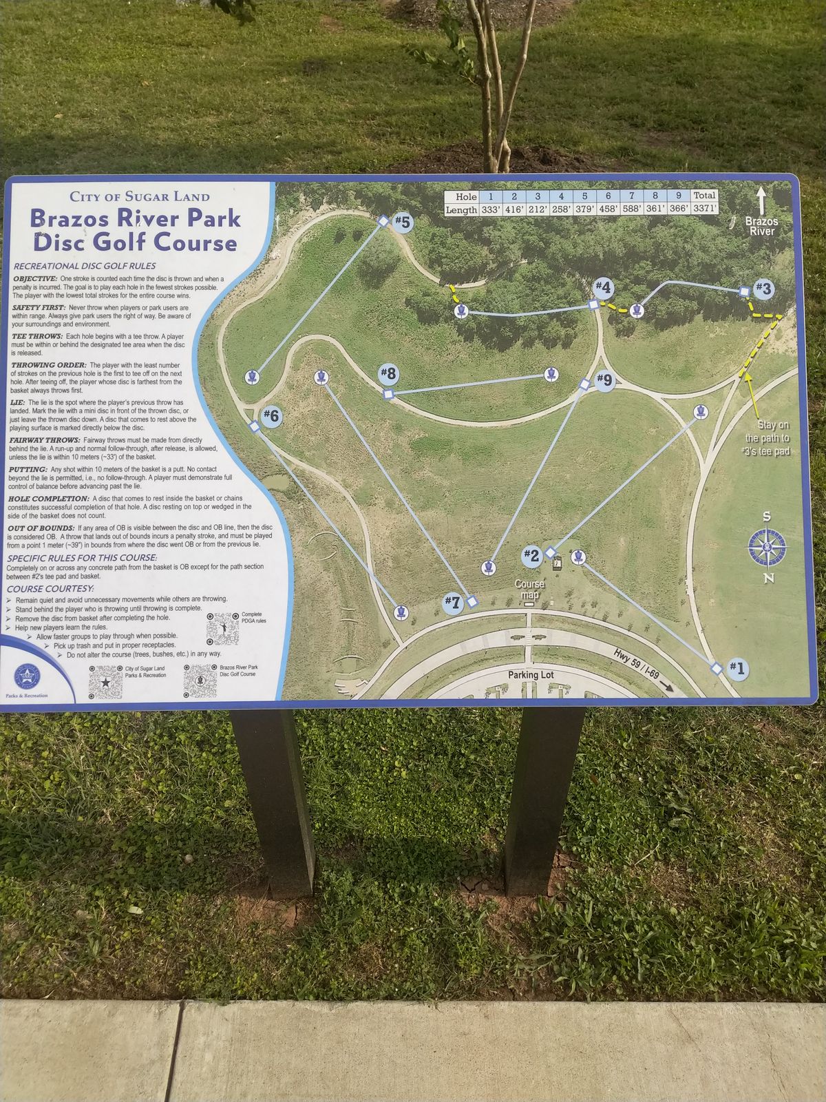 Brazos River Park DGC. (Sugar land) - Sugar Land, Texas | UDisc Disc ...