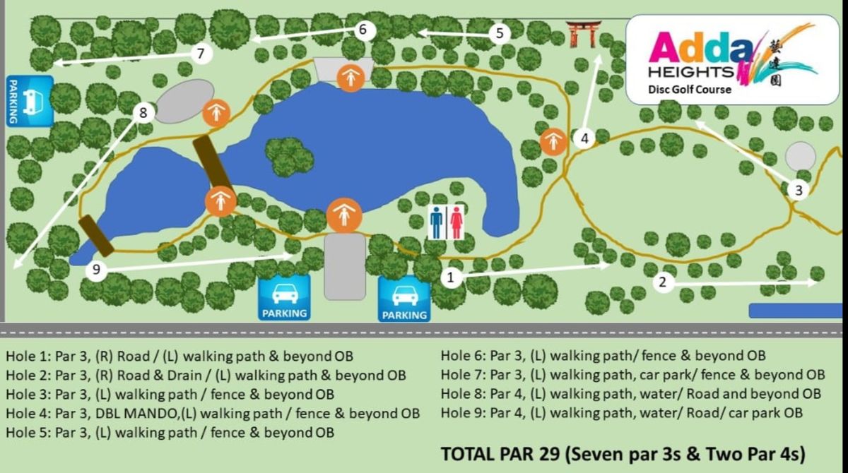 Adda Heights - Johor Bahru, Malaysia | UDisc Disc Golf Course Directory