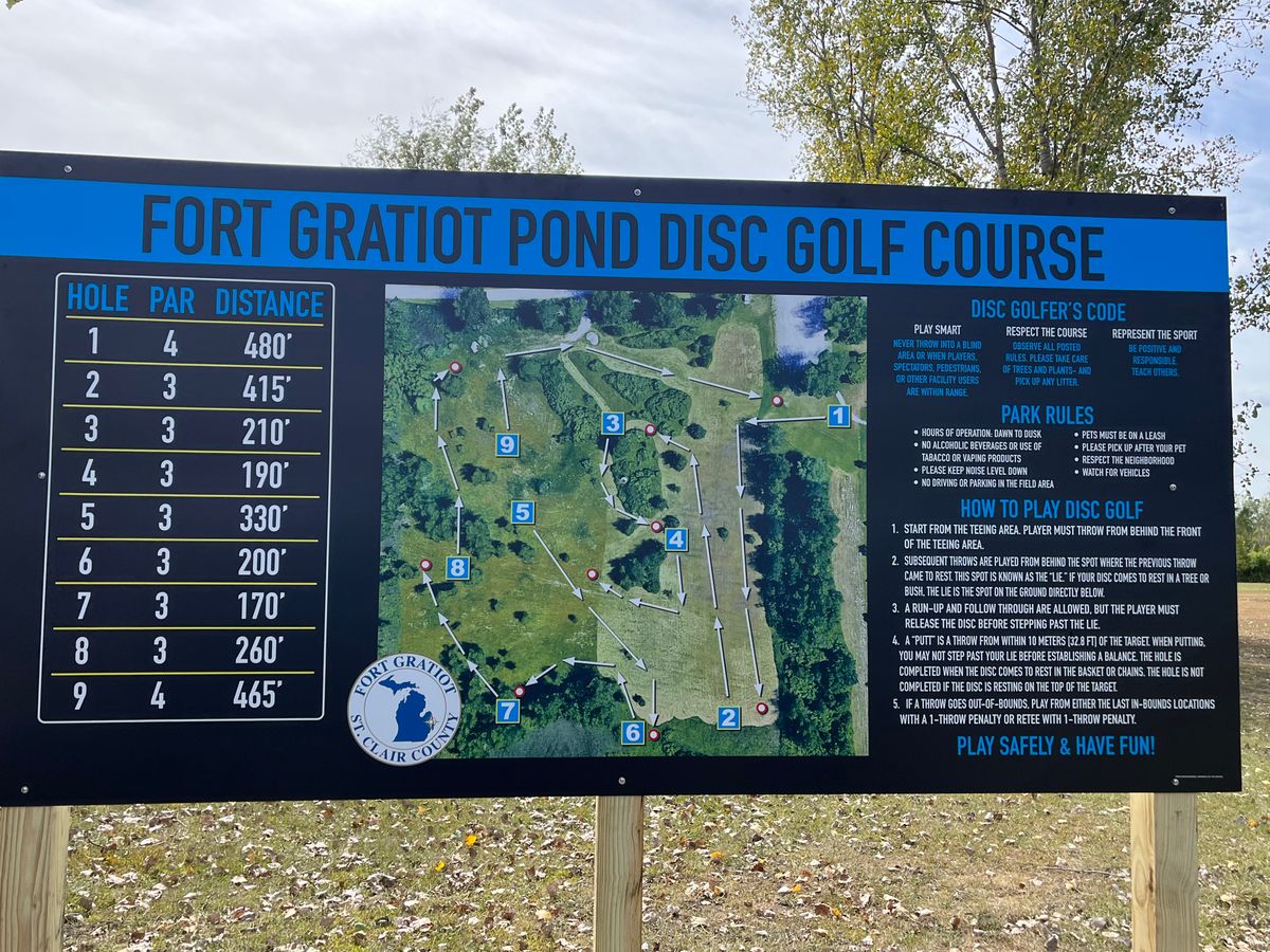 Fort Gratiot Pond Disc Golf Course - Fort Gratiot Township, Michigan ...