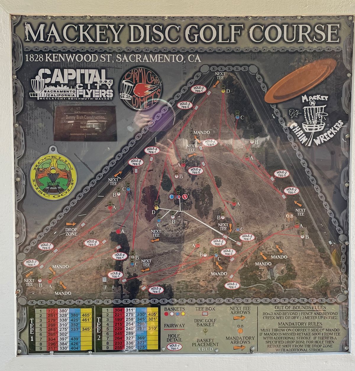 John Mackey Park - Sacramento, California | UDisc Disc Golf Course ...