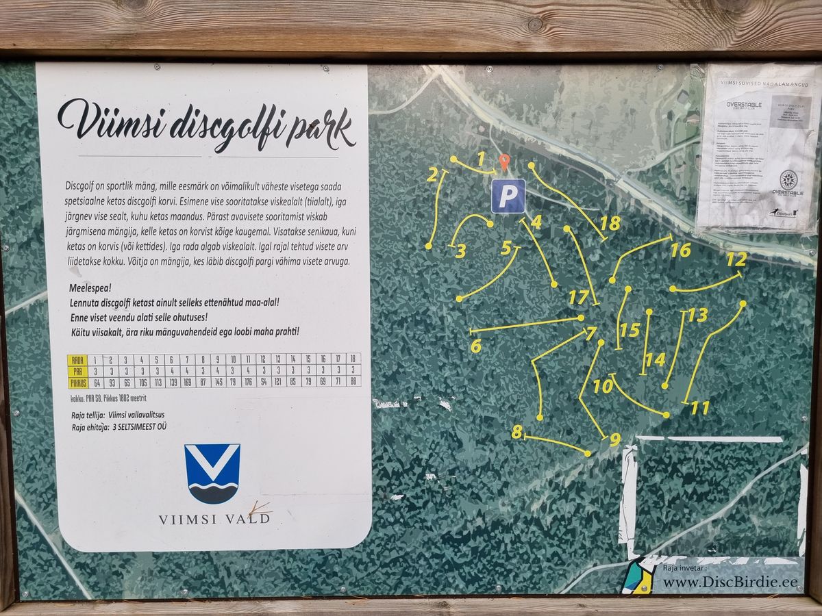 Viimsi Discgolfi Park - Tammneeme, Estonia | UDisc Disc Golf Course ...
