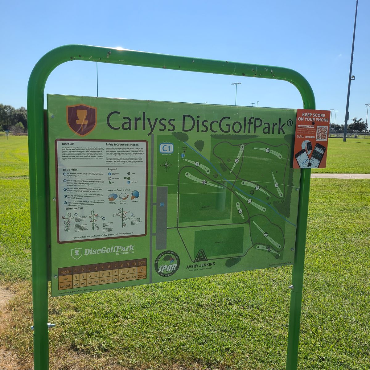 Carlyss DiscGolfPark - Sulphur, Louisiana | UDisc Disc Golf Course ...