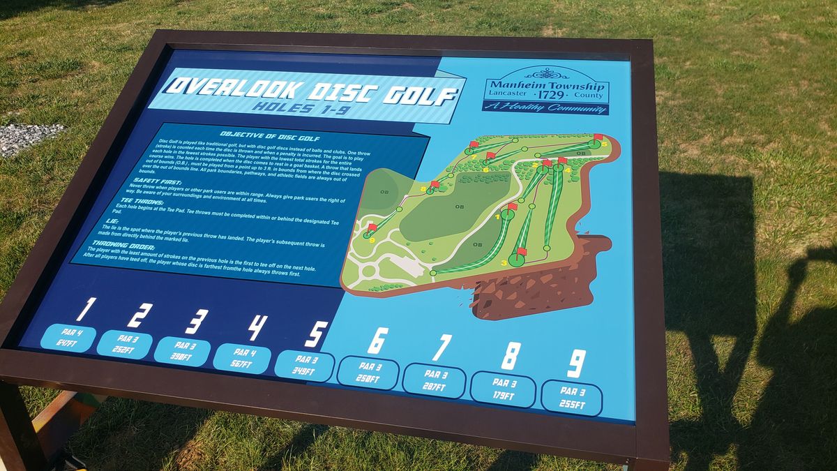 Overlook Park - Lancaster, Pennsylvania | UDisc Disc Golf Course Directory