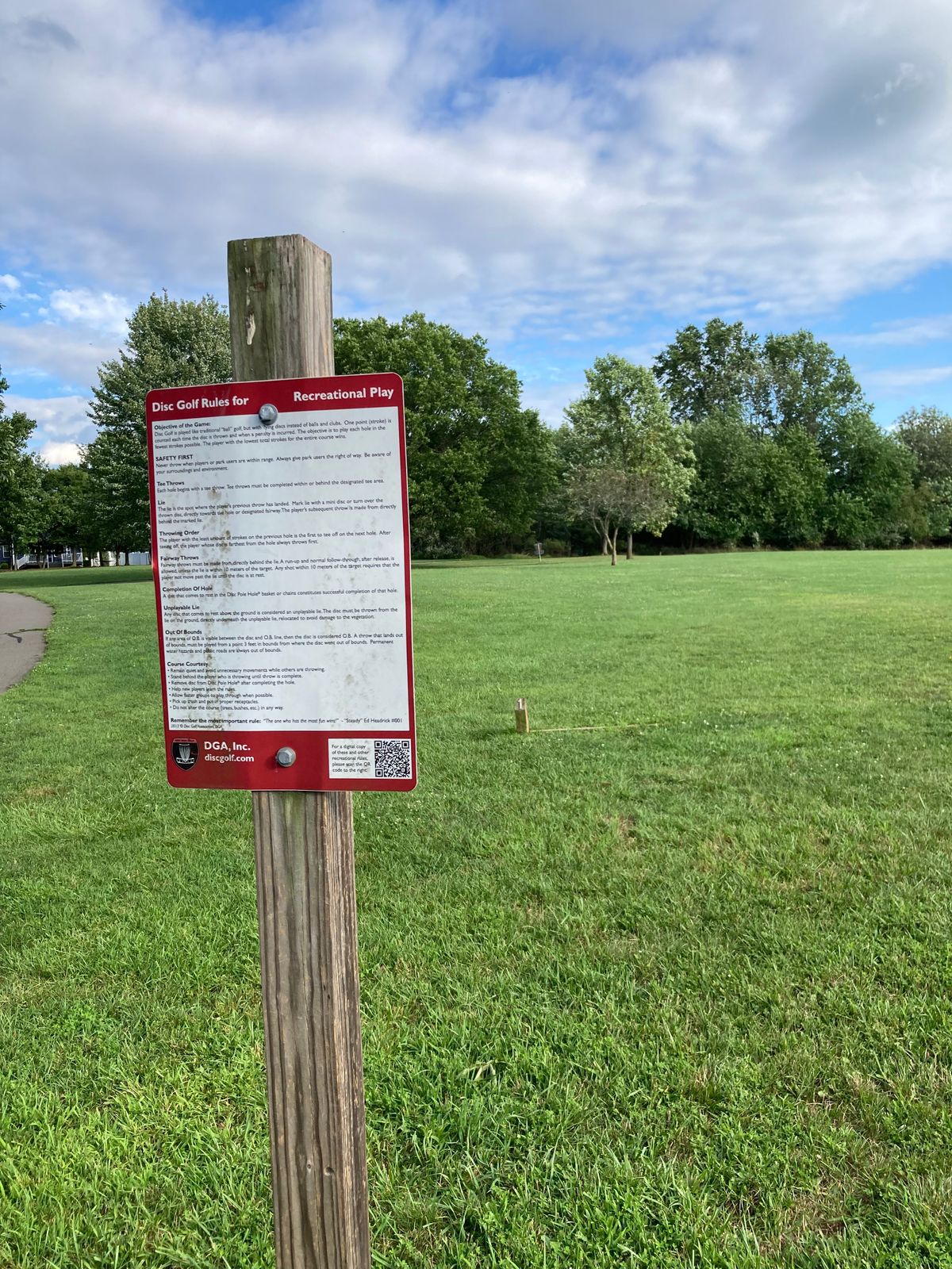 Olde Town Park DG course - Branchburg, NJ | UDisc Disc Golf Course ...