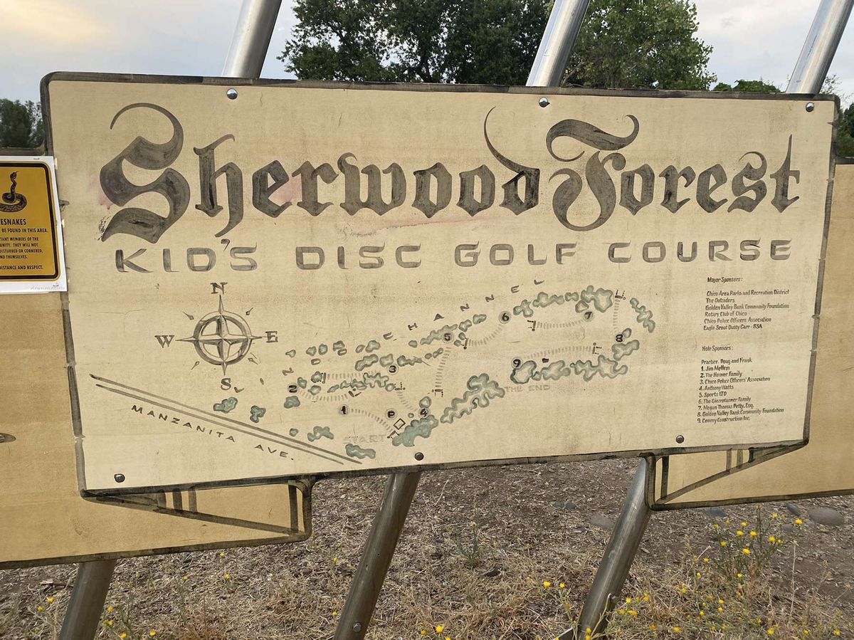 Sherwood Forest - Chico, California | UDisc Disc Golf Course Directory