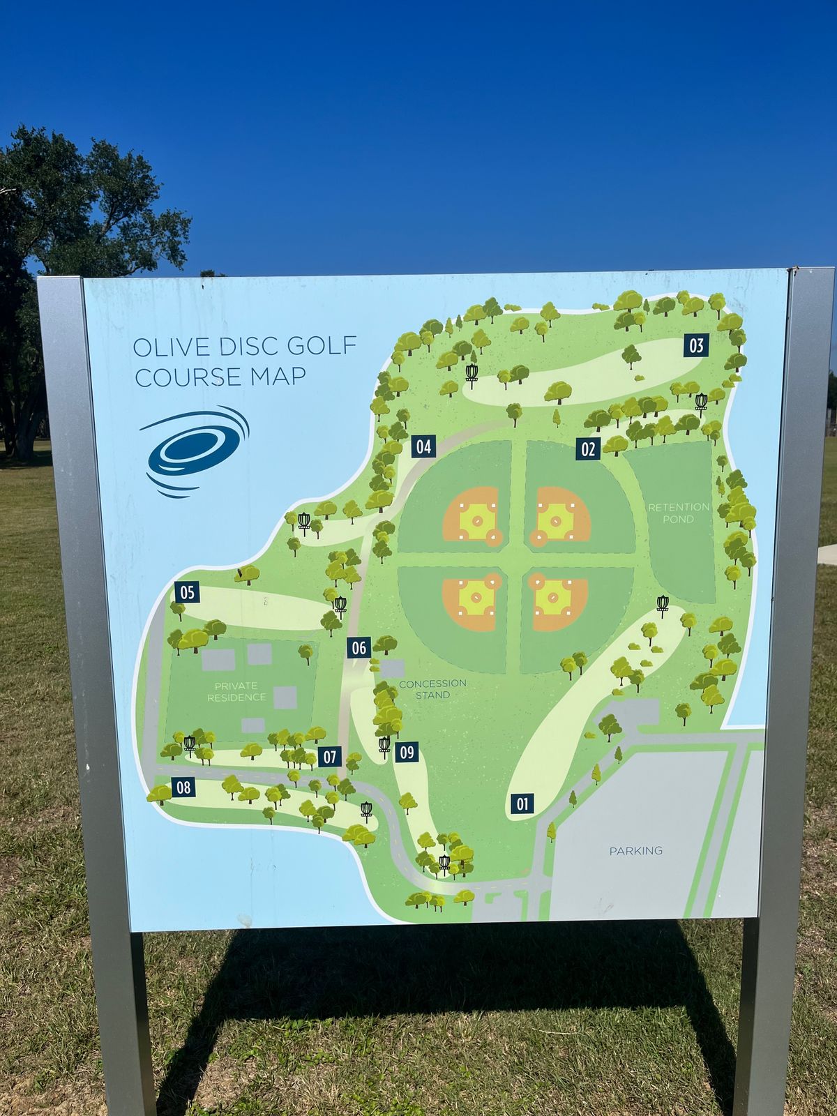 Olive Baptist Disc Golf Course - Ferry Pass, Florida | UDisc Disc Golf ...