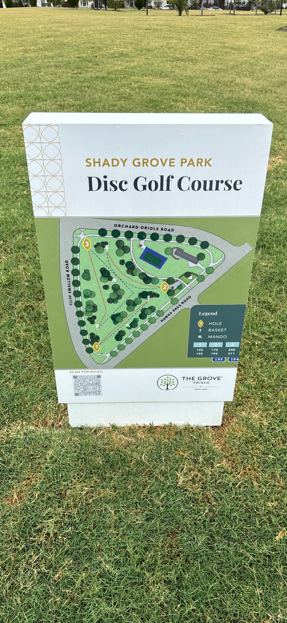 Shady Grove Park - Frisco, Texas | UDisc Disc Golf Course Directory
