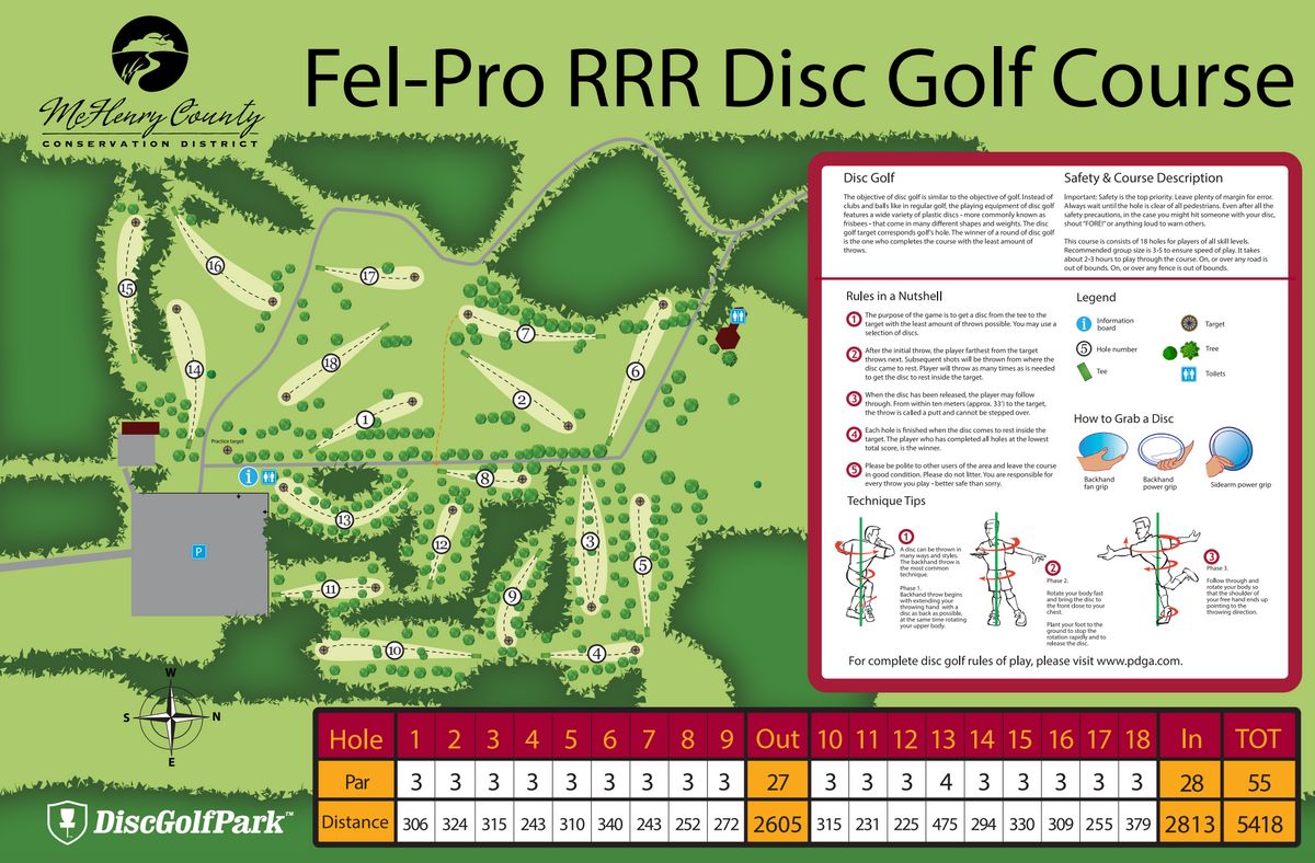 Fel-Pro RRR DiscGolfPark - Cary, Illinois | UDisc Disc Golf Course ...