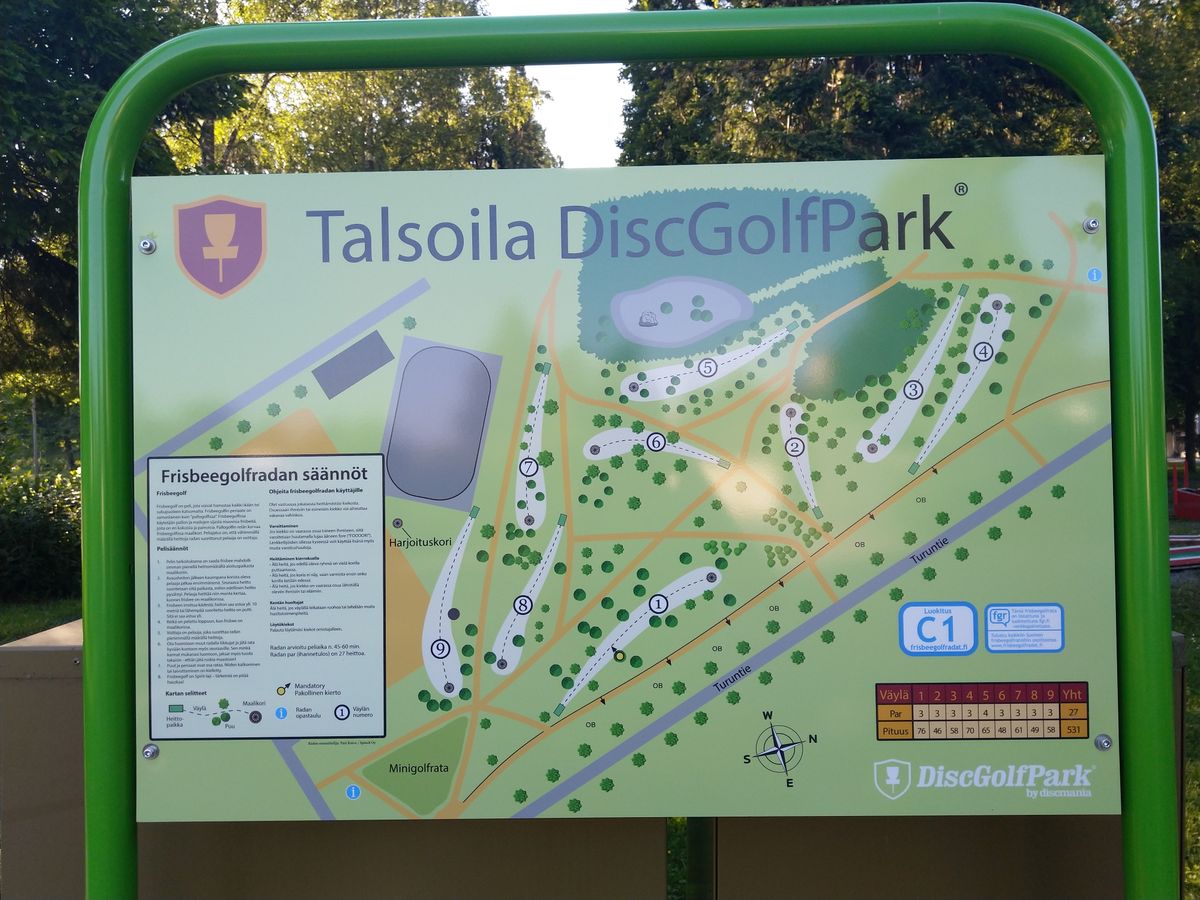 Talsoilan DiscGolfPark - Forssa, Finland | UDisc Disc Golf Course Directory