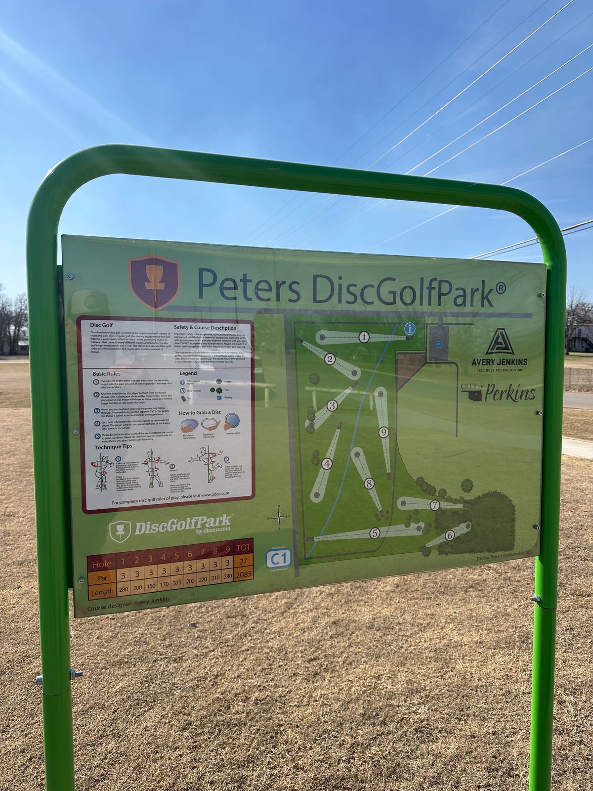 Perkins Disc Golf - Your Guide to Disc Golf in Perkins, Oklahoma | UDisc