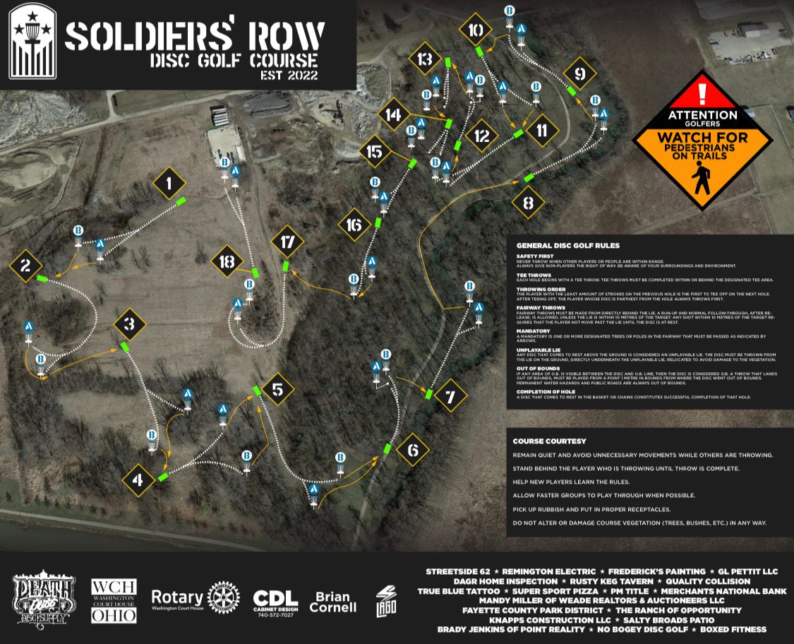 Soldiers Row DGC - Washington Court House, Ohio | UDisc Disc Golf ...